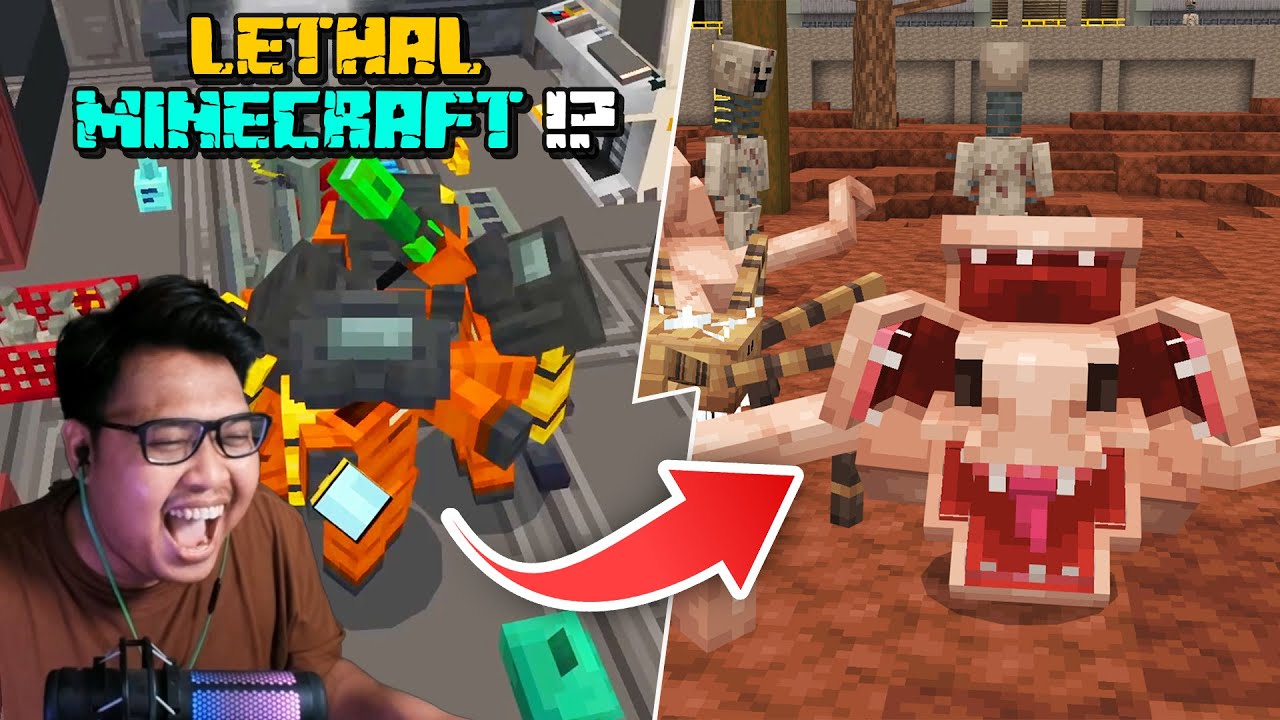DOPAMINE Main LETHAL COMPANY di MINECRAFT !! Mirip BANGETT.. - YouTube