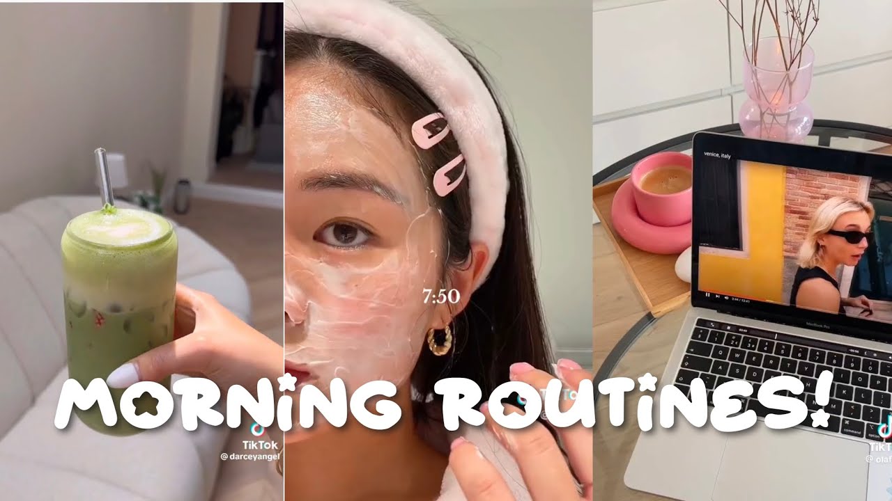 morning routine tiktoks - YouTube
