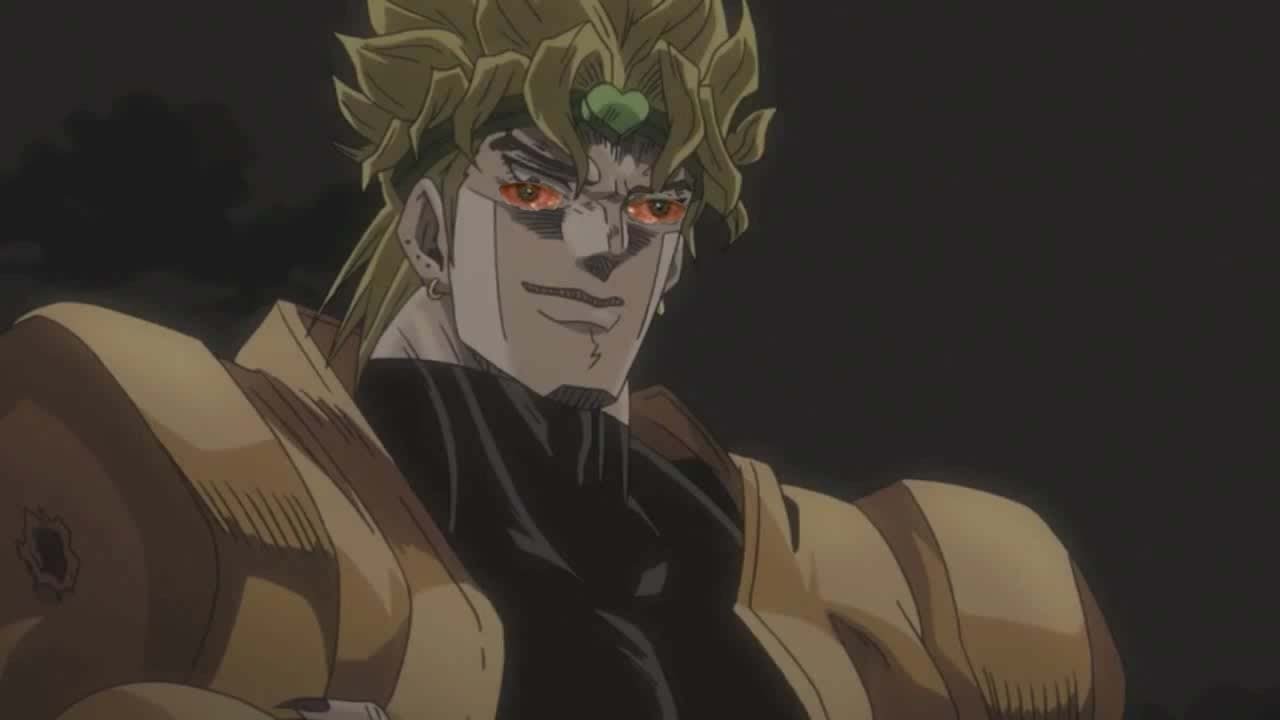 Jotaro passes DIO the boof - YouTube