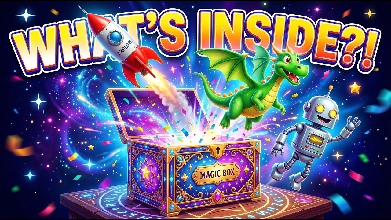 Magic Word Box 🎁 | Learn Fun English Words for Kids | Vocabulary for ...