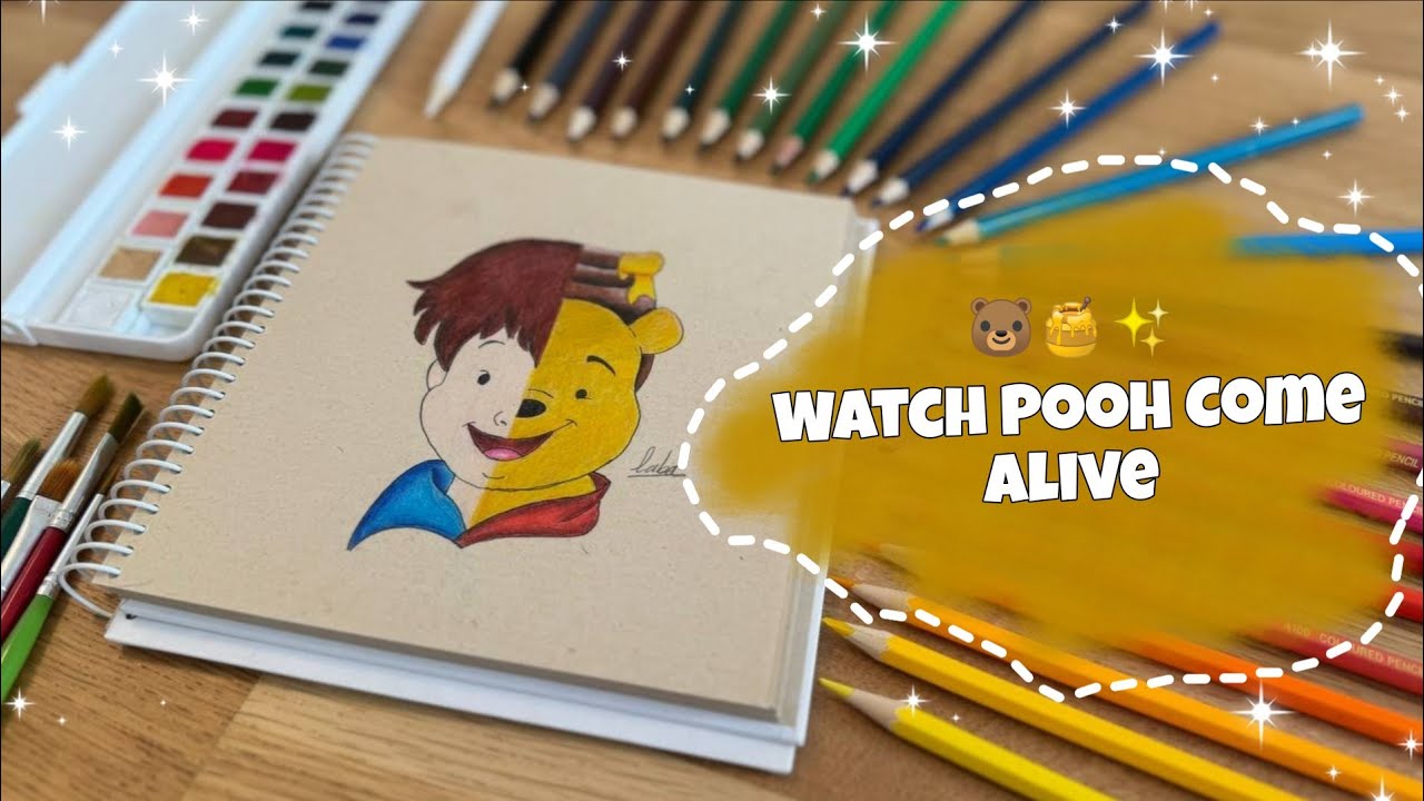 How To Draw Winnie The Pooh Bear - YouTube