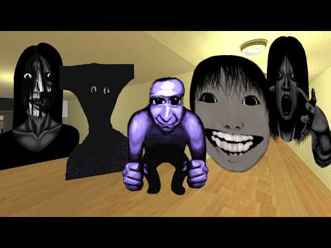 Too Much NextBot: Kuchisake Onna,Ao Oni-Fuwatti,The Boiled One,Yoshie Kimura and Obunga  In Gmod!