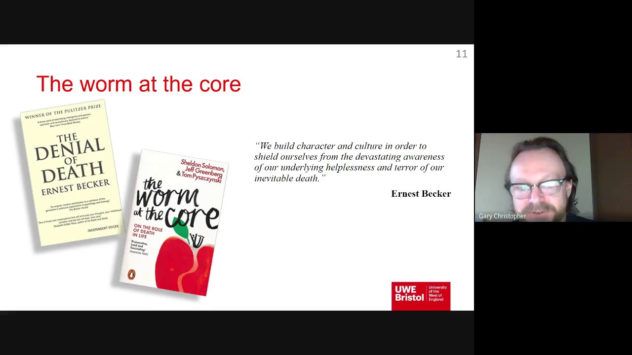 Dr Gary Christopher, Brain and Behavior Seminar - The existential ...