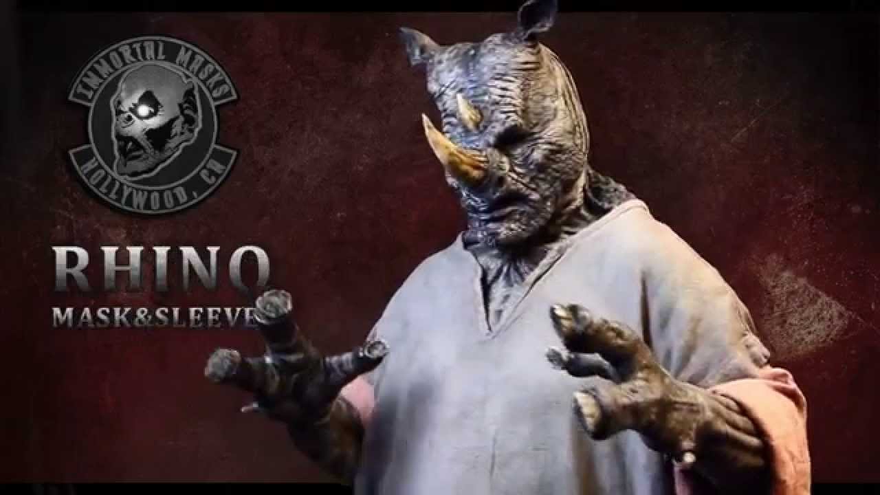 Immortal Masks Rhino Silicone Mask and Sleeves - YouTube