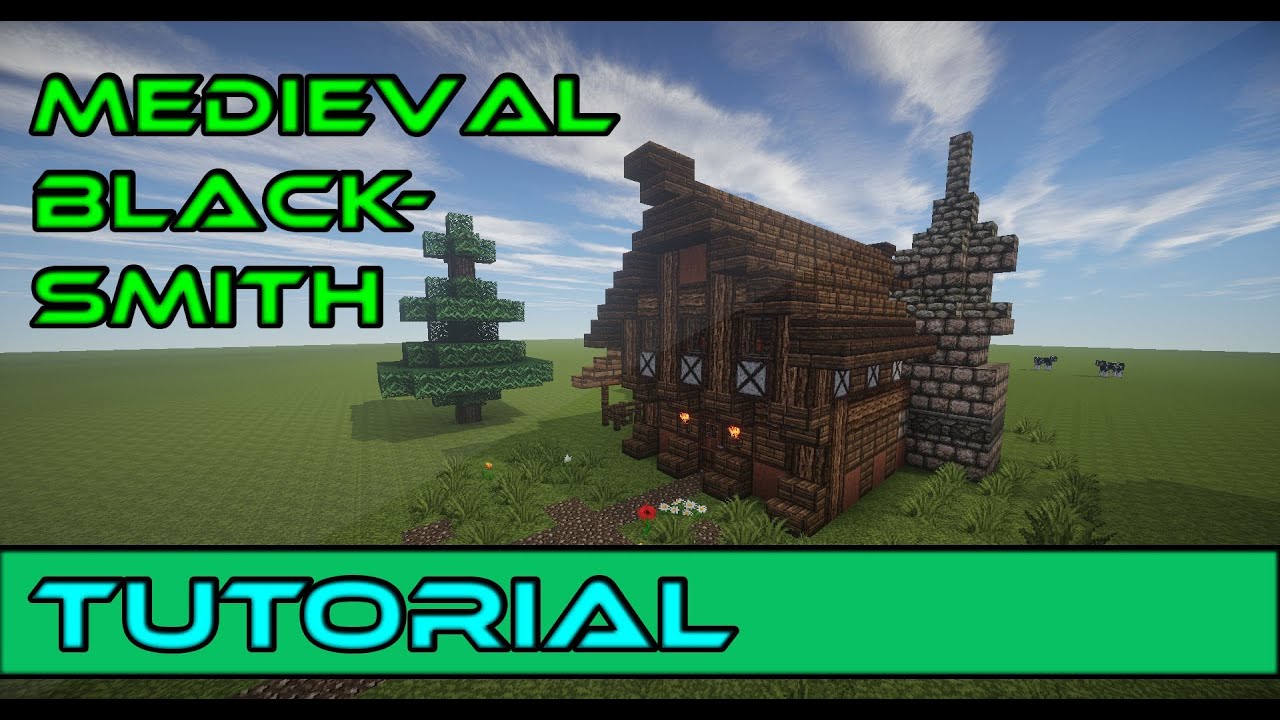 Minecraft Medieval Blacksmith Tutorial - YouTube
