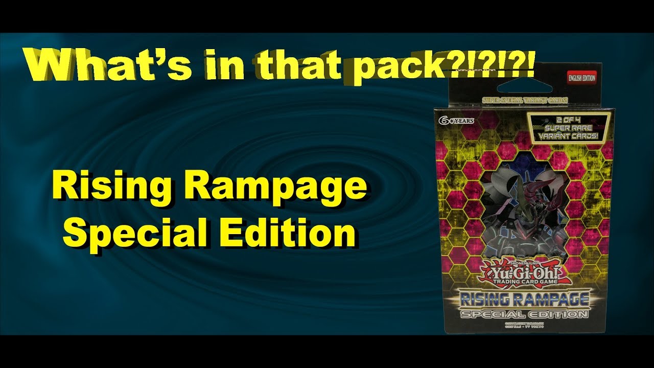 What's in that pack?!?!?! 10-23-19 Rising Rampage Special Edition - YouTube