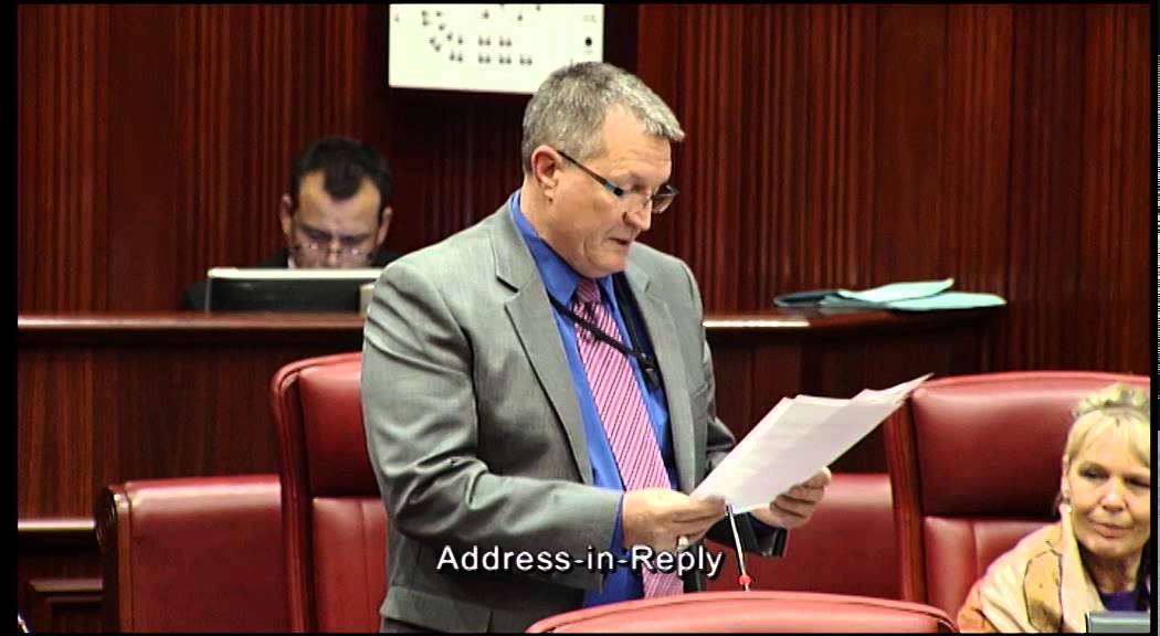 Inaugural speech - Hon Dave Grills MLC - YouTube