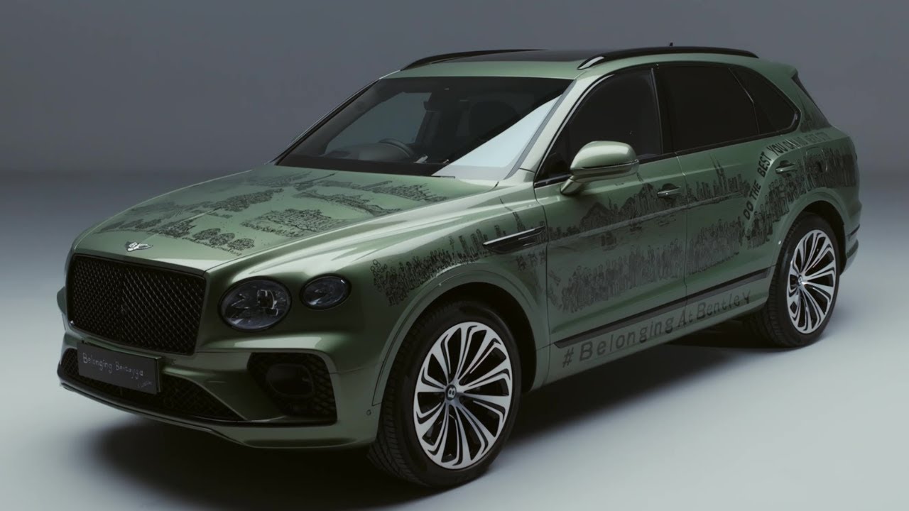 With Hand Painted Images of 29 Landmarks around the World. Bentley ...