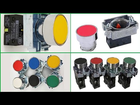 Push button switch, (telemecanique) - YouTube