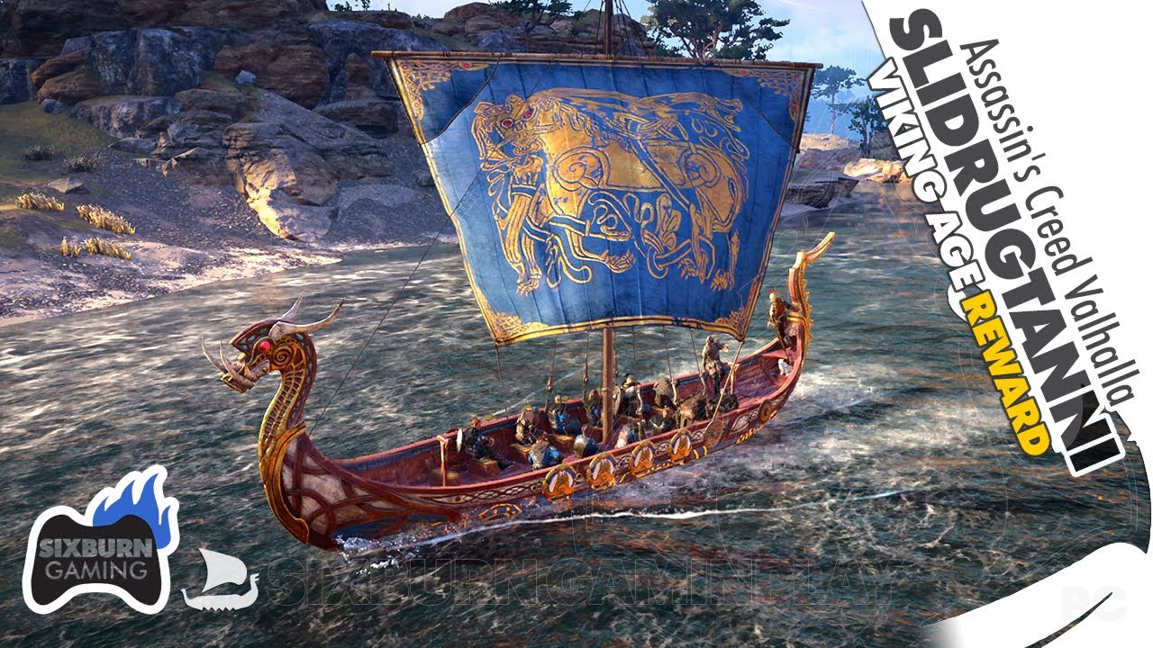 SLIDRUGTANNI Longship Set Showcase Assassin's Creed Valhalla Viking Age ...
