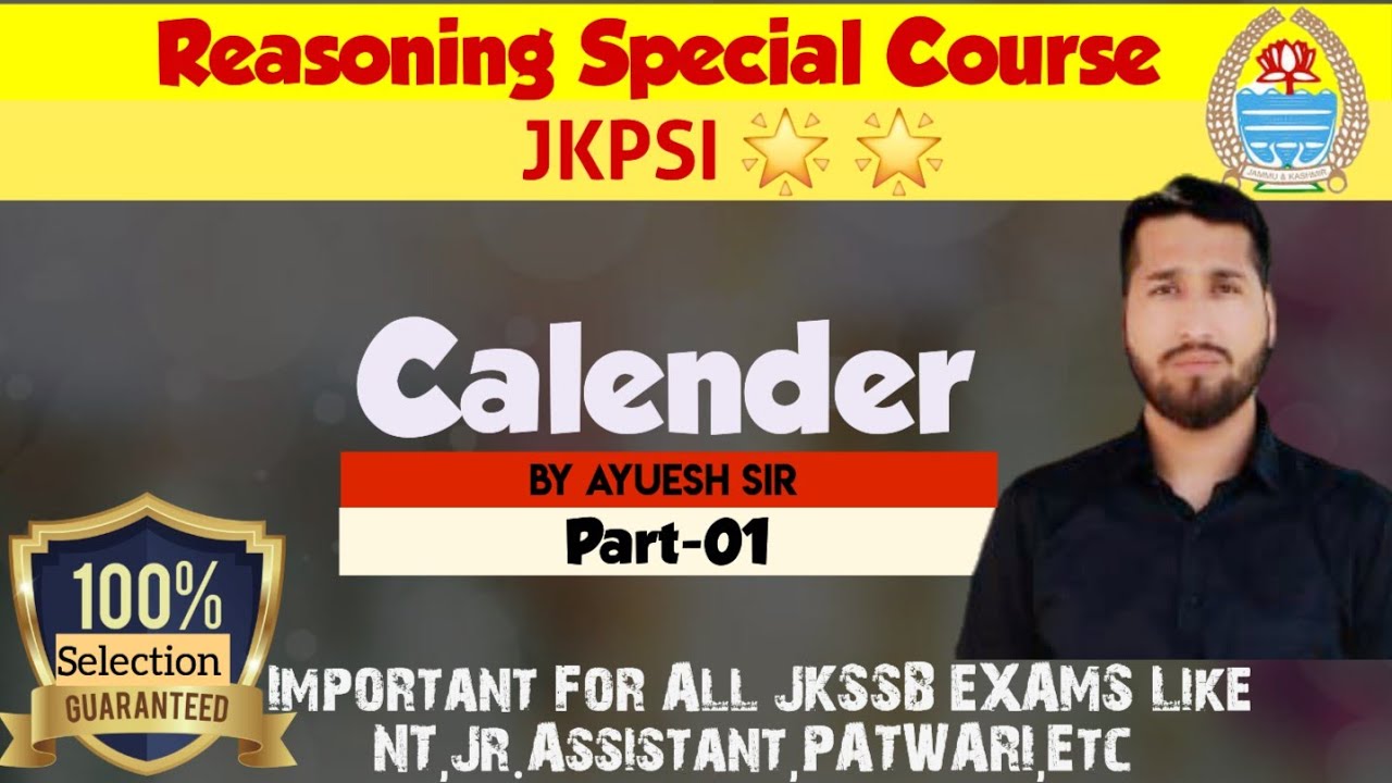 Calender Lecture 1 - YouTube