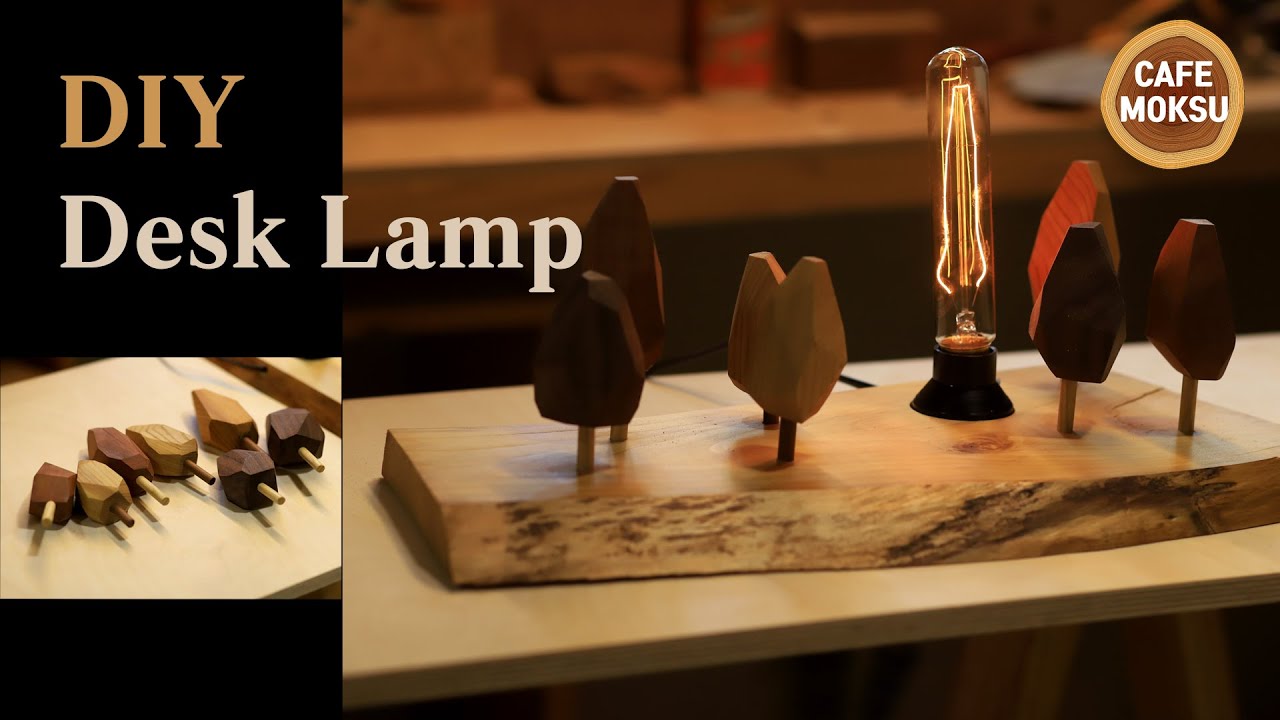 DIY Desk Lamp / Edison Light Bulb / Video How to & ideas - YouTube