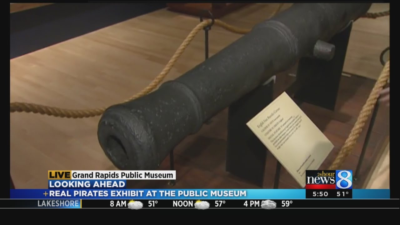 'Real Pirates' exhibit at GR Public Museum - YouTube