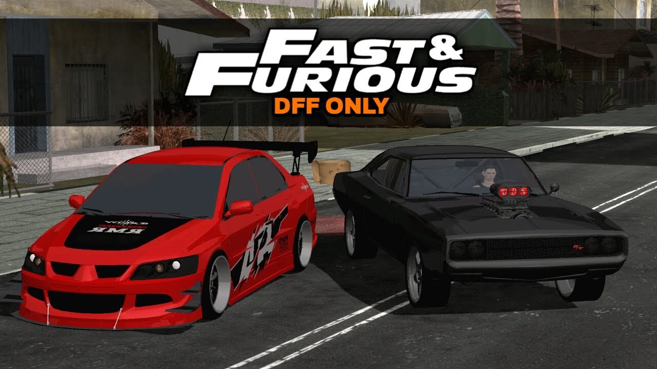 2 Cars Fast & Furious (DFF ONLY) || GTA SA ANDROID - YouTube