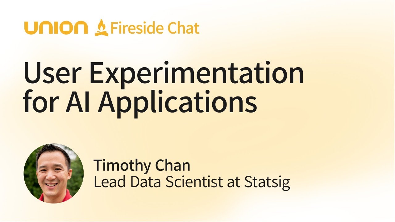 User Experimentation for AI Applications | Timothy Chan - Statsig - YouTube