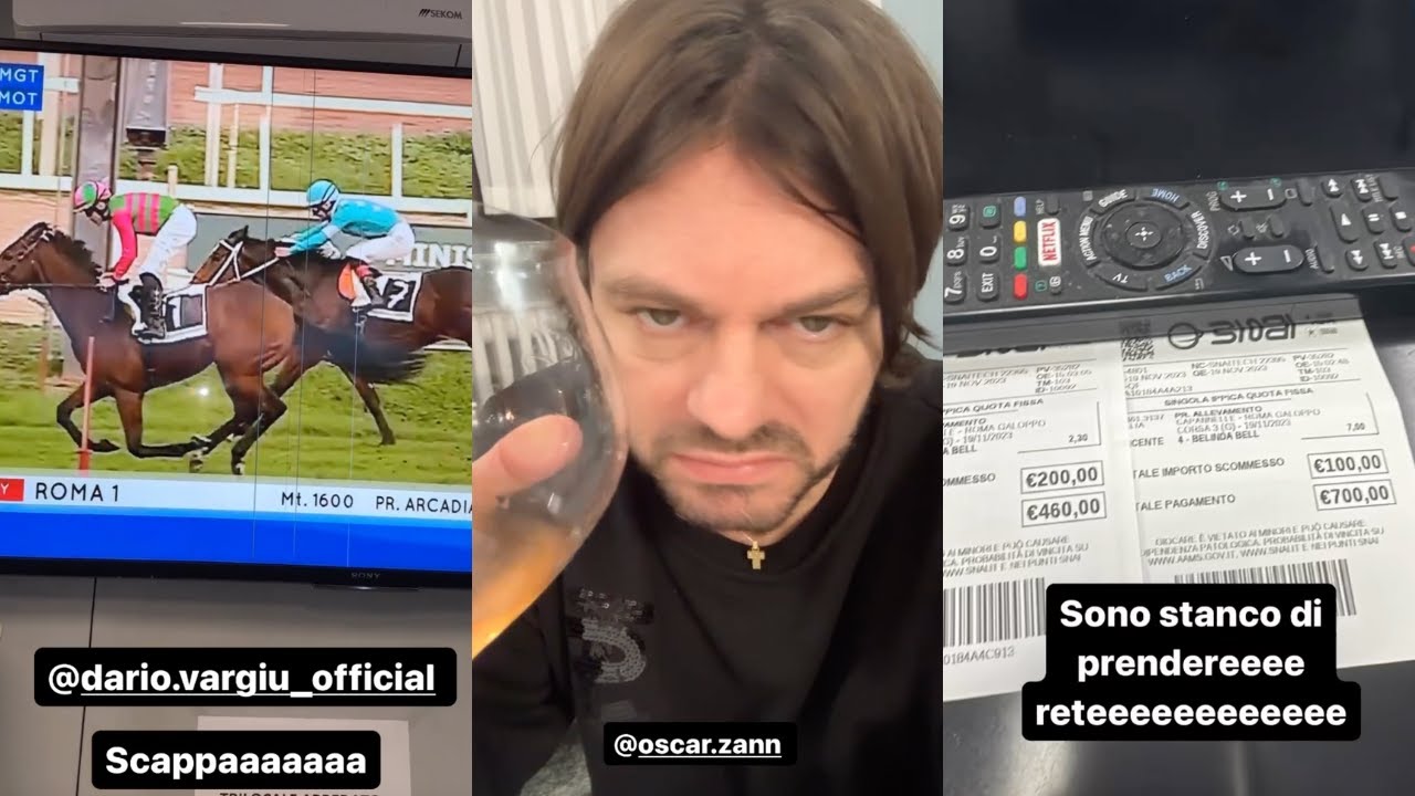 19-11-2023 Filippo Champagne vince tutto ai cavalli e passa alla cassa ...