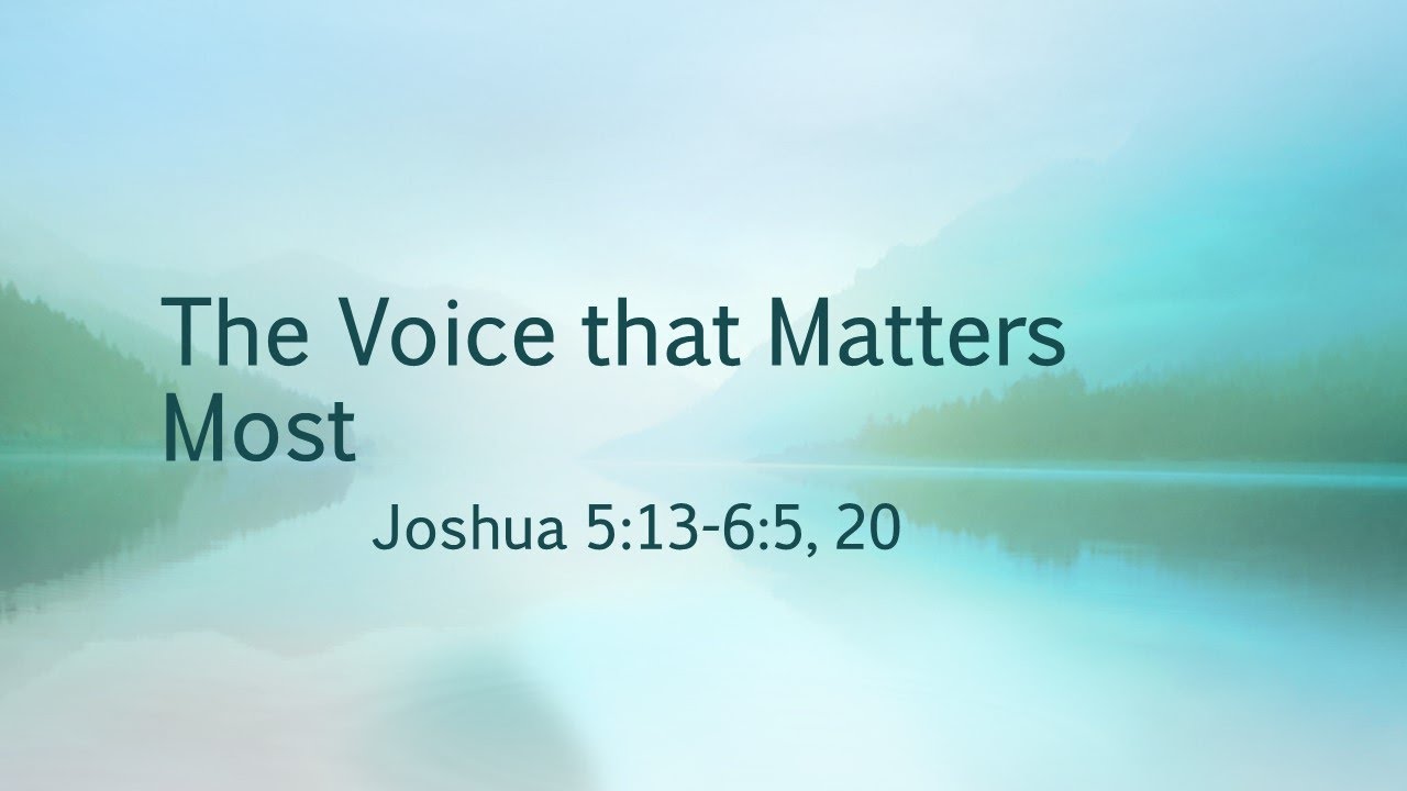2022 10 09 Sermon - The Voice That Matters Most - YouTube