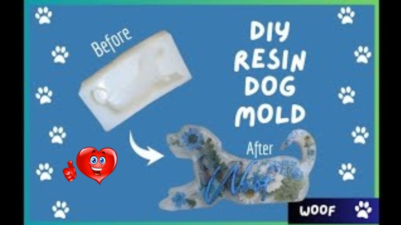 Making a Resin Dog with Real Flowers - YouTube