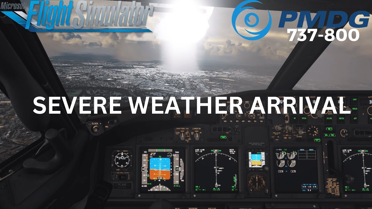 MSFS 737-800 SEVERE WEATHER ARRIVAL HEATHROW (4K) - YouTube