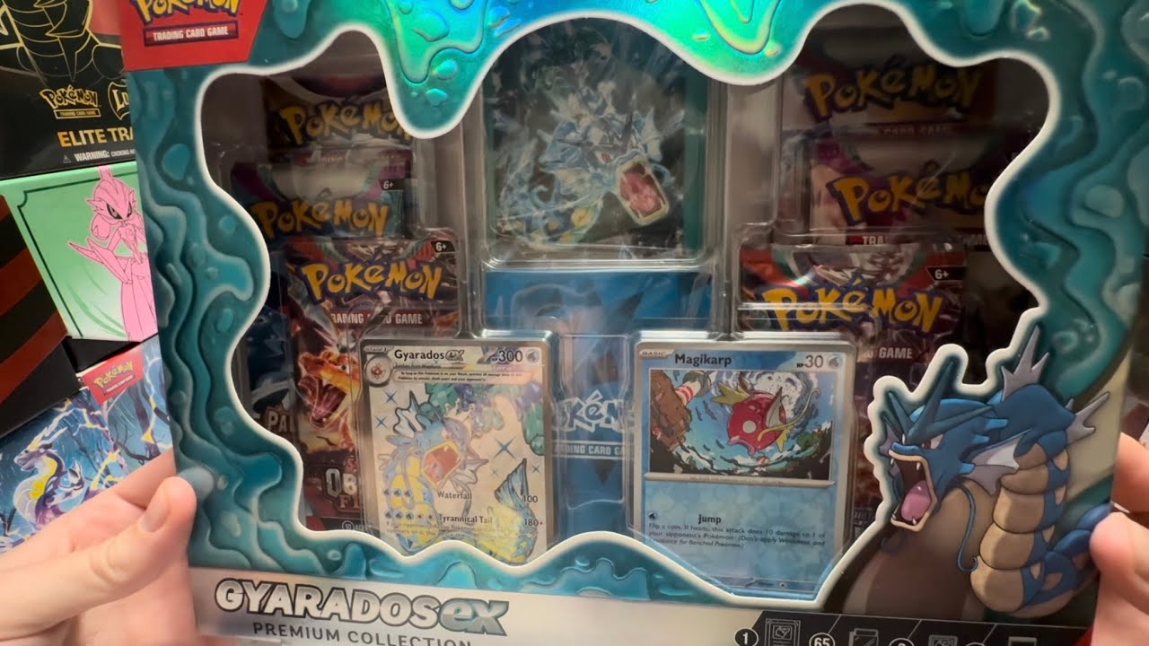 Pokémon Gyarados EX collection box subscribe like and comment GameStop ...