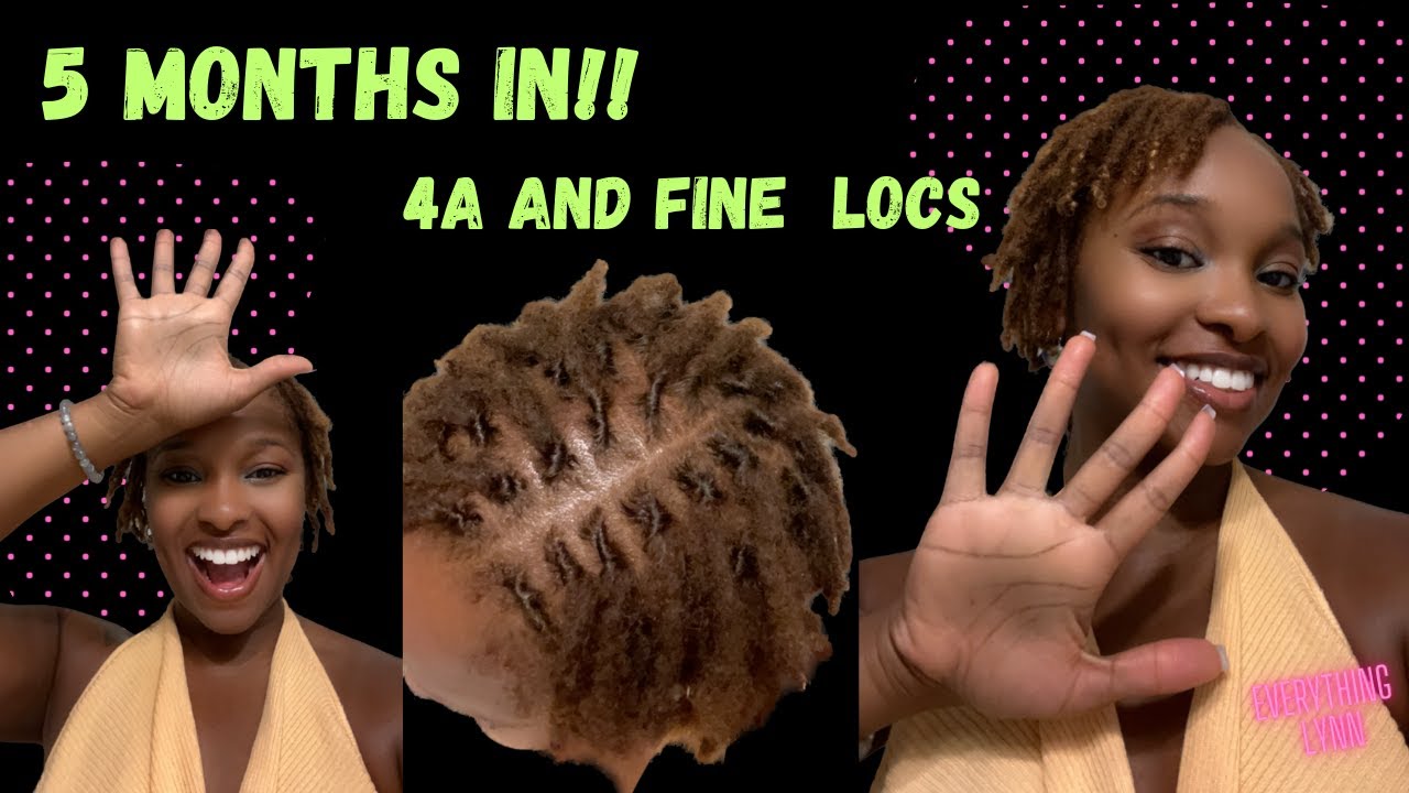 5 MONTH LOC UPDATE! (4A and fine hair types) - YouTube