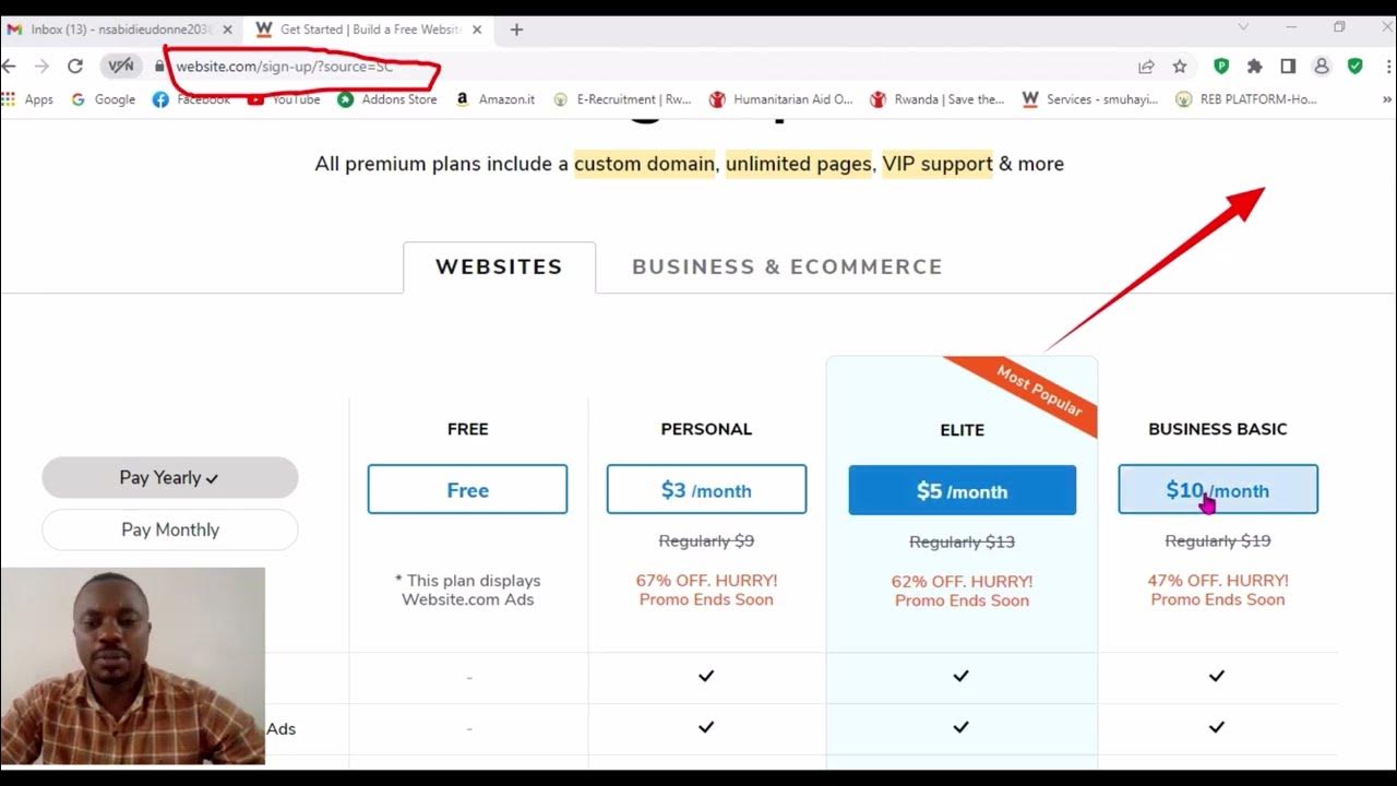 HOW TO BUILD a FREE WEBSITE PART 1 - YouTube