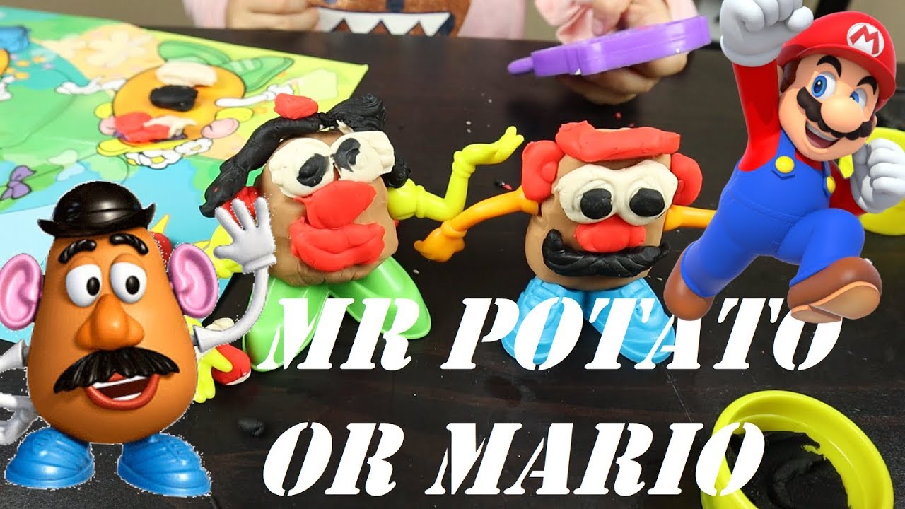 Mr Potato Head Play doh looks like Mario - YouTube