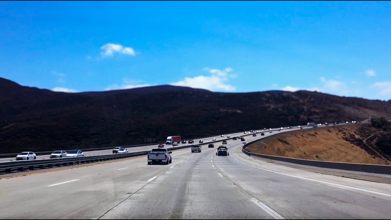 Bakersfield, CA to Burbank, CA - High Speed Driving Video - YouTube