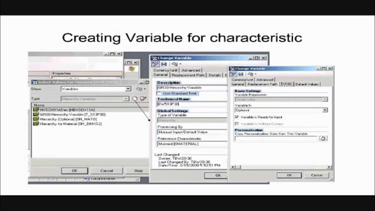 29. SAP BEx Query Analyzer Reporting Variables Slideshow (Business Intelligence / Warehouse ...