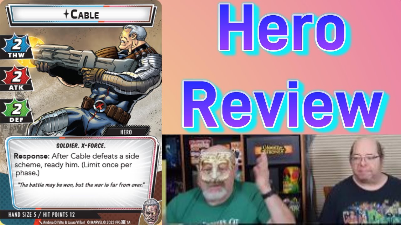 Marvel Champions Cable Hero Review - YouTube