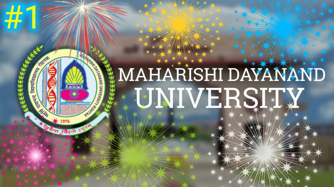 TOUR TO MAHARISHI DAYANAND UNIVERSITY|MDU|ROHTAK|HARYANA|MONTAGE{Part-1 ...