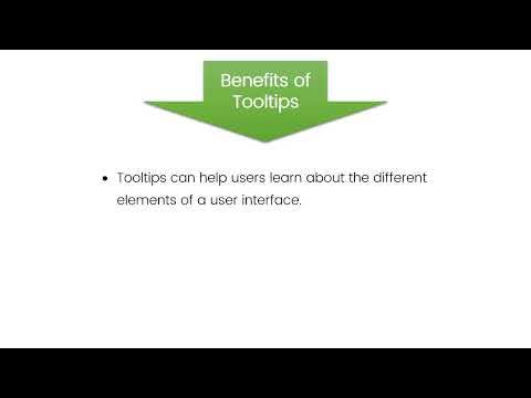 Explanation of Tooltips - YouTube
