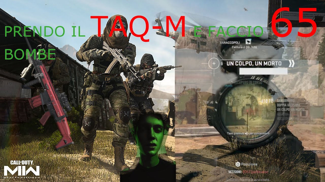 USO il TAQ-M e faccio 65 kill!!! LOBBY DOMINATA#11 MODERN WARFARE 2 # ...