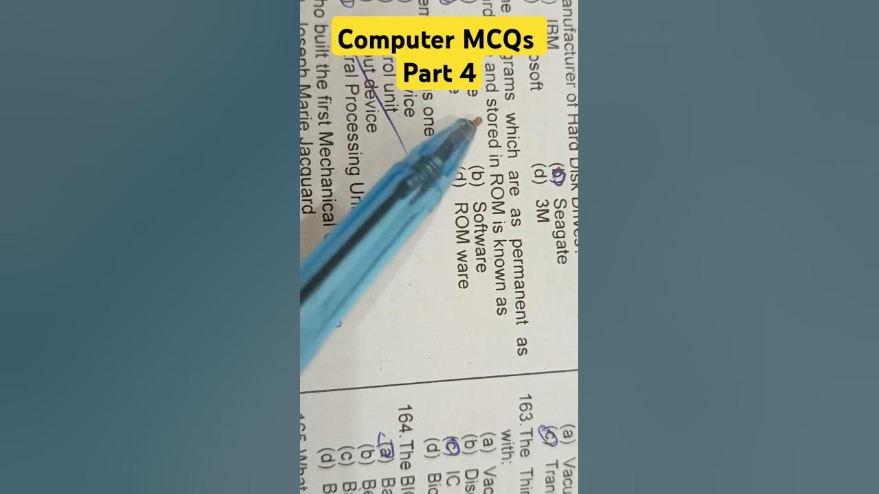 Basics of Computer/IT and Internet MCQs for PPSC, CSS part 4 | General knowledge #pms #css #ppsc ...