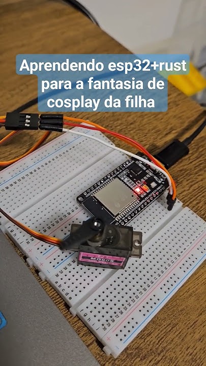 Aprendendo a controlar servo motor com esp 32 e Rust #rust #esp32 - YouTube