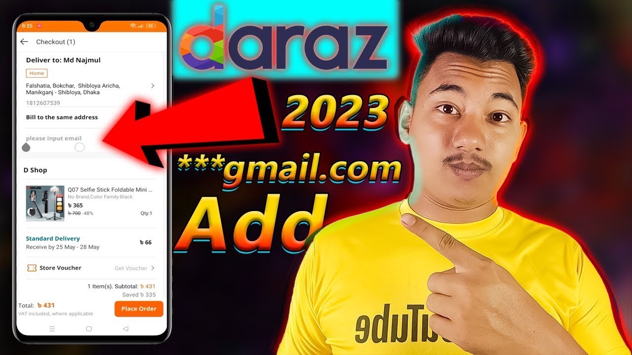 How To Input Email In Daraz YouTube how-to-input-email-in-daraz-youtube