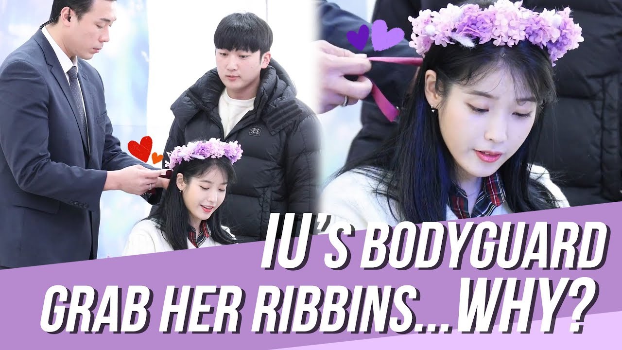 Fans Melted at the Sight of IU's Bodyguard Tying the Ribbons on Her ...