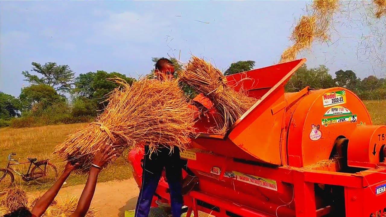 Shaktifarm Threshing Machine | Dhaan Meshne Ki Machine Part-2 🌾🌾🌾🌾 ...