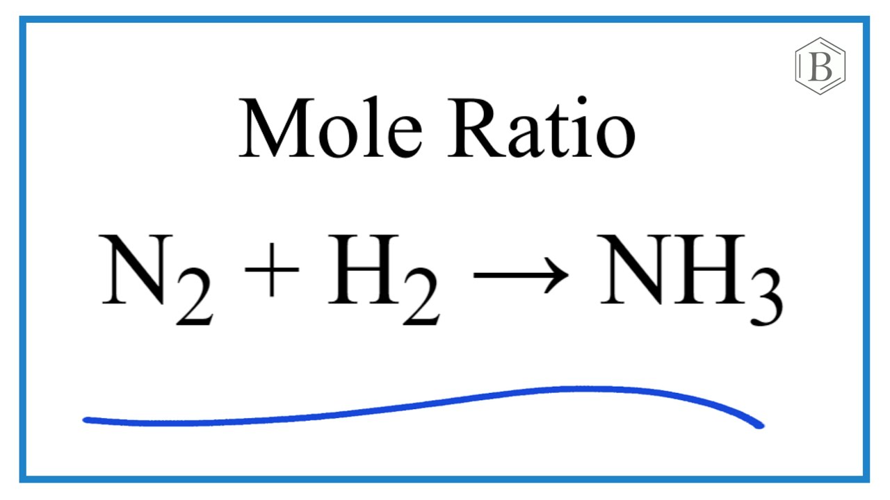 Mole Ratio For N2 H2 NH3 YouTube