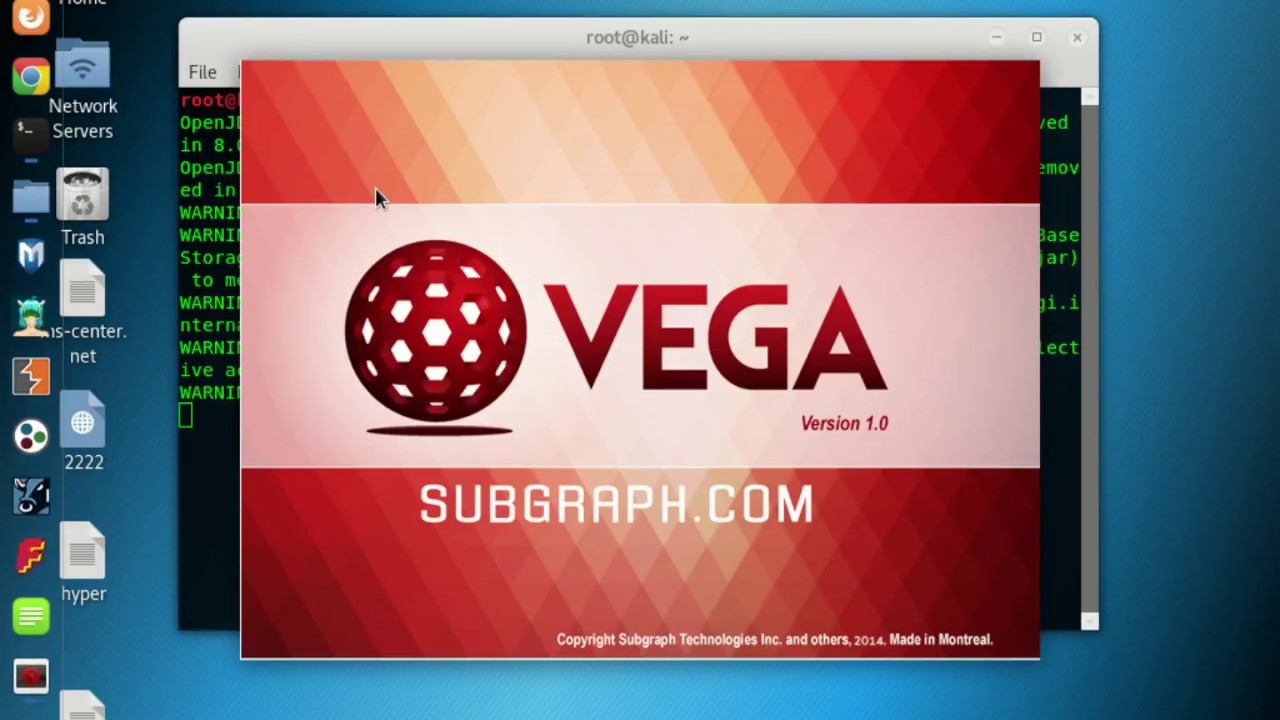 how to Fix Vega In Kali linux 2019 they not need to open - YouTube