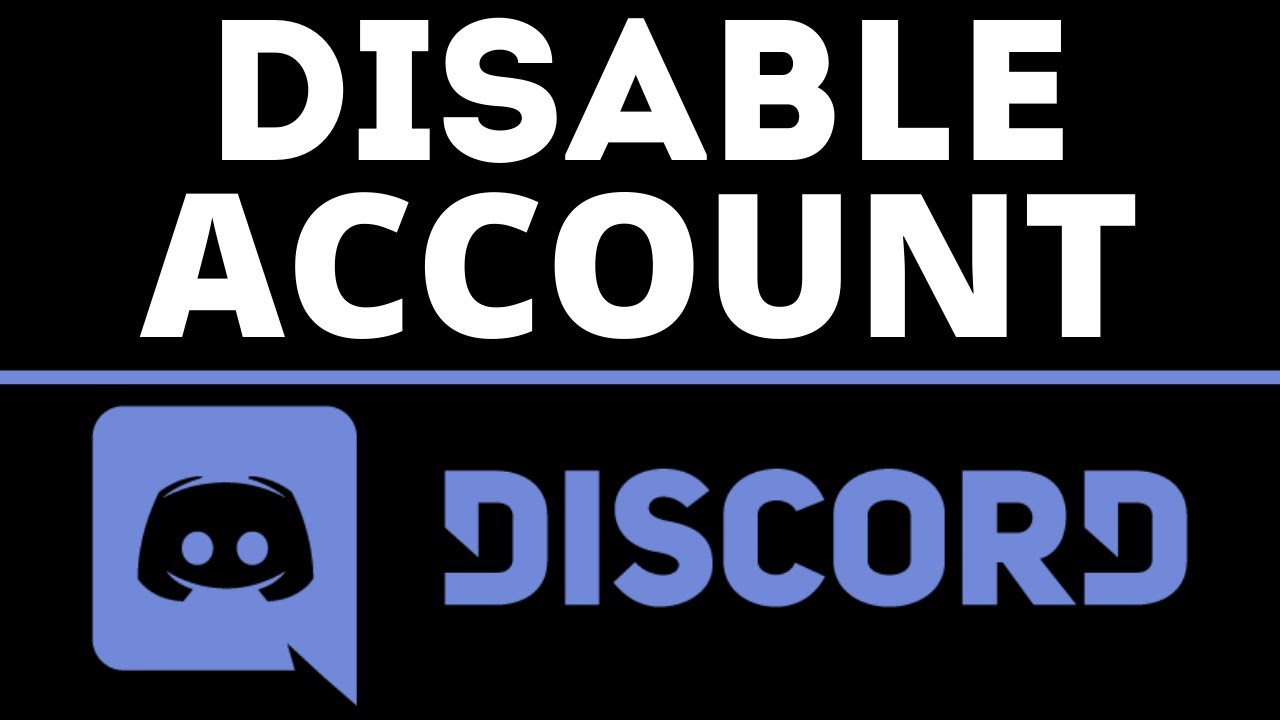 How to Disable Discord Account - PC & Mobile - YouTube