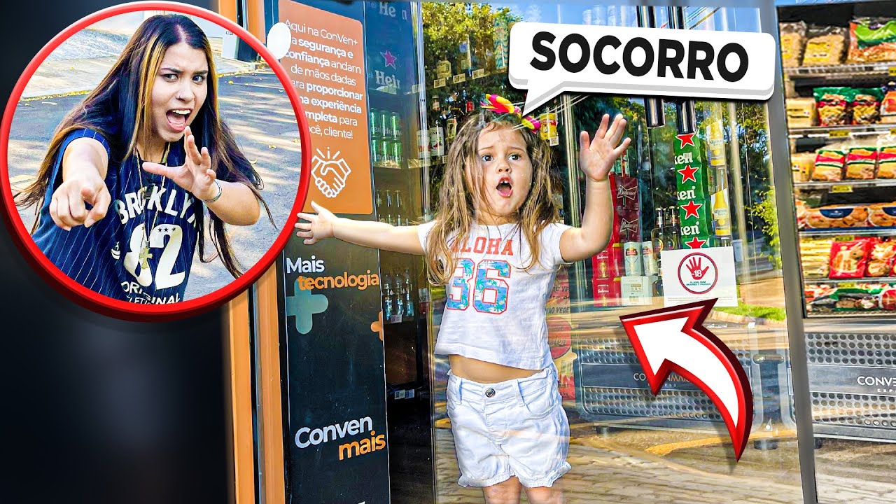 Minha IrmÃzinha De 2 Anos Ficou Presa No Mercado Do CondomÍnio Youtube