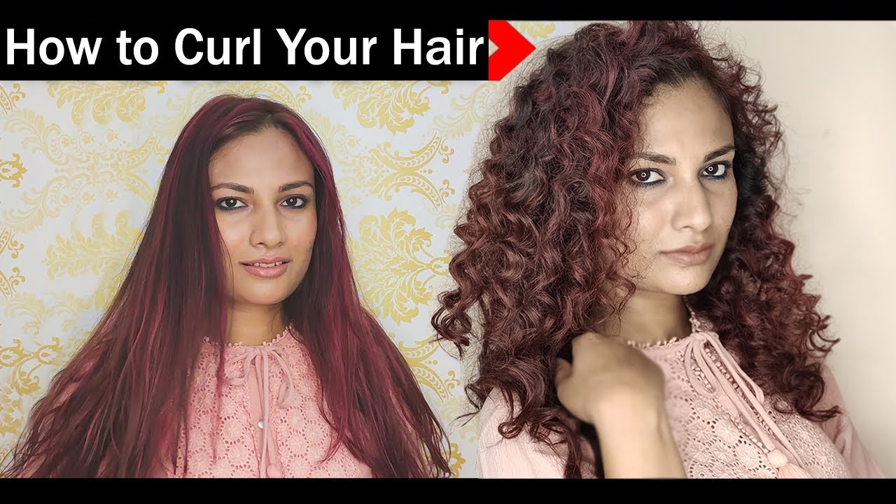 How to make hair Curly | Easy Maggie curls hairstyle | Casual Curl ...