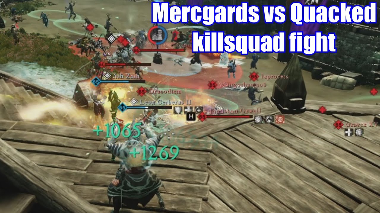 Mercgards vs Quacked Helping a new killsquad to learn how to play in ...