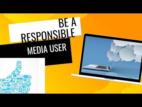 How to be a responsible media user?🤔📲🤳 - YouTube