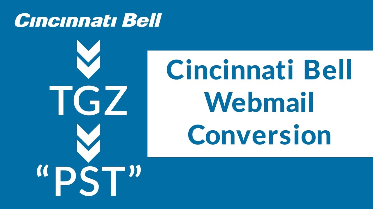 Cincinnati Bell Webmail Conversion into Outlook PST - YouTube