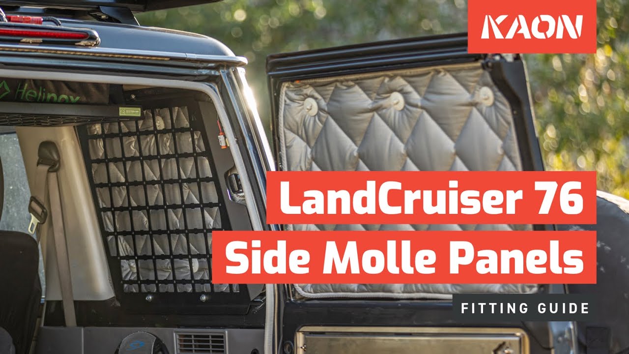 Side Molle Panels to suit the Toyota LandCruiser LC76 Wagon – Fitting ...