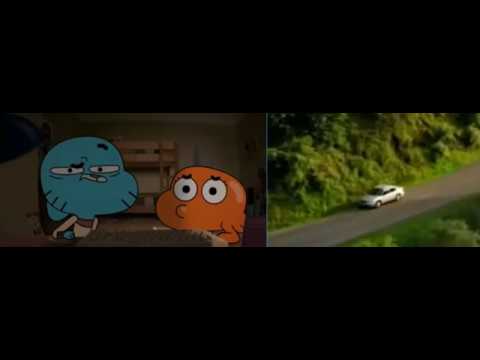 Gumball,Darwin Y El Auto Fantasma - YouTube