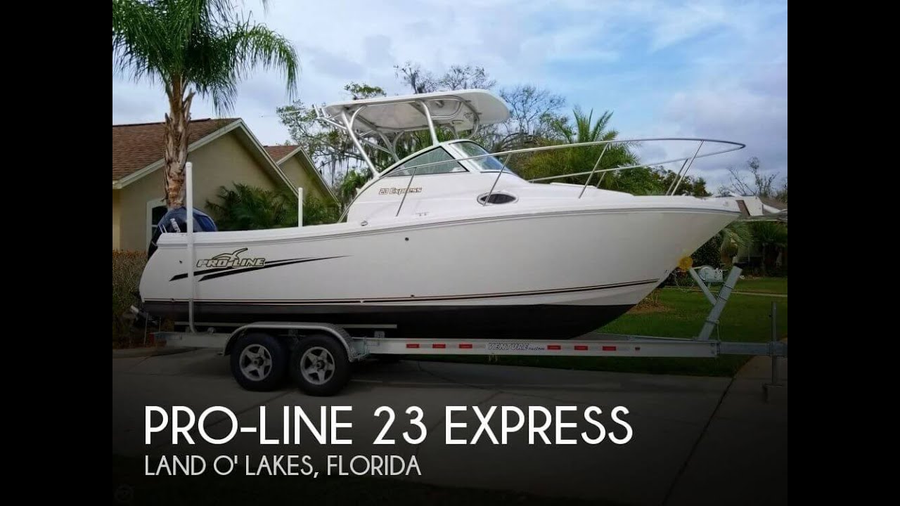 [SOLD] Used 2016 Pro-Line 23 Express in Land O' Lakes, Florida - YouTube