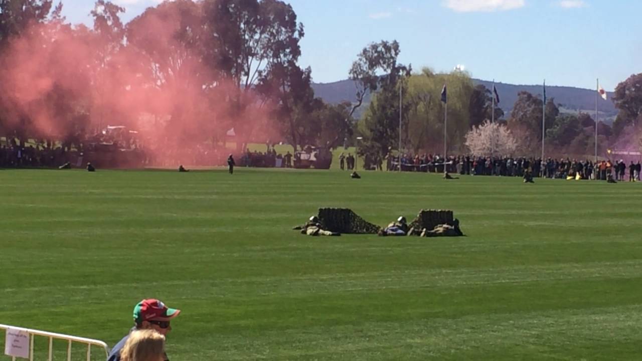 Australian infantry section attack demonstration - YouTube